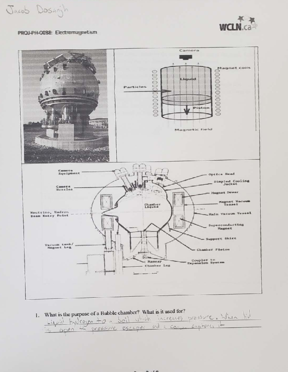 WCLN Final Exam: Understanding Bubble Chambers and Particle Physics - Studocu