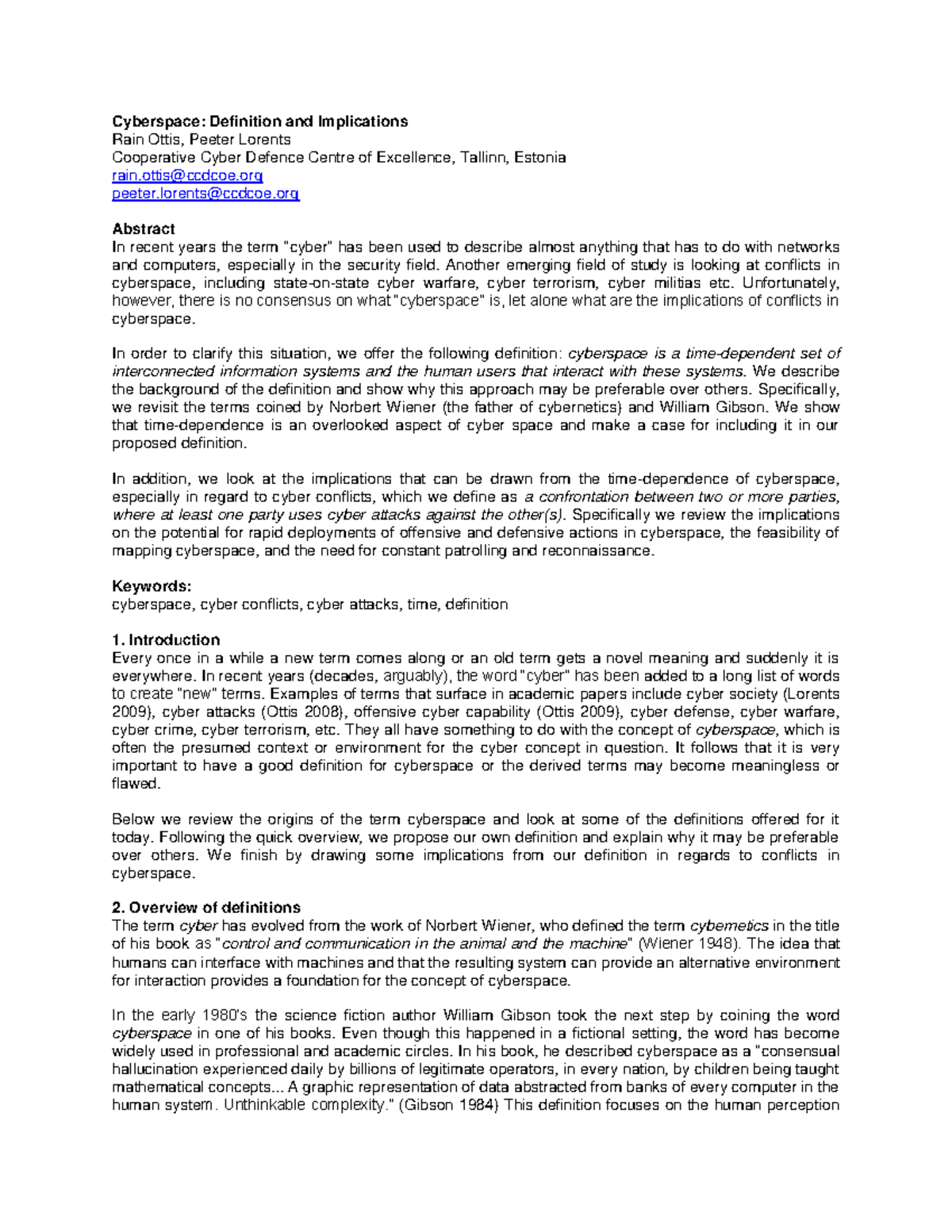 Cyberspace definition and implications - Cyberspace: Definition and ...