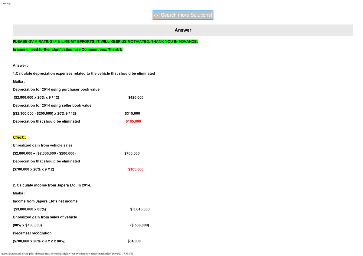 E6-8 - Advanced Accounting: Depreciation & Income Calculations - Studocu