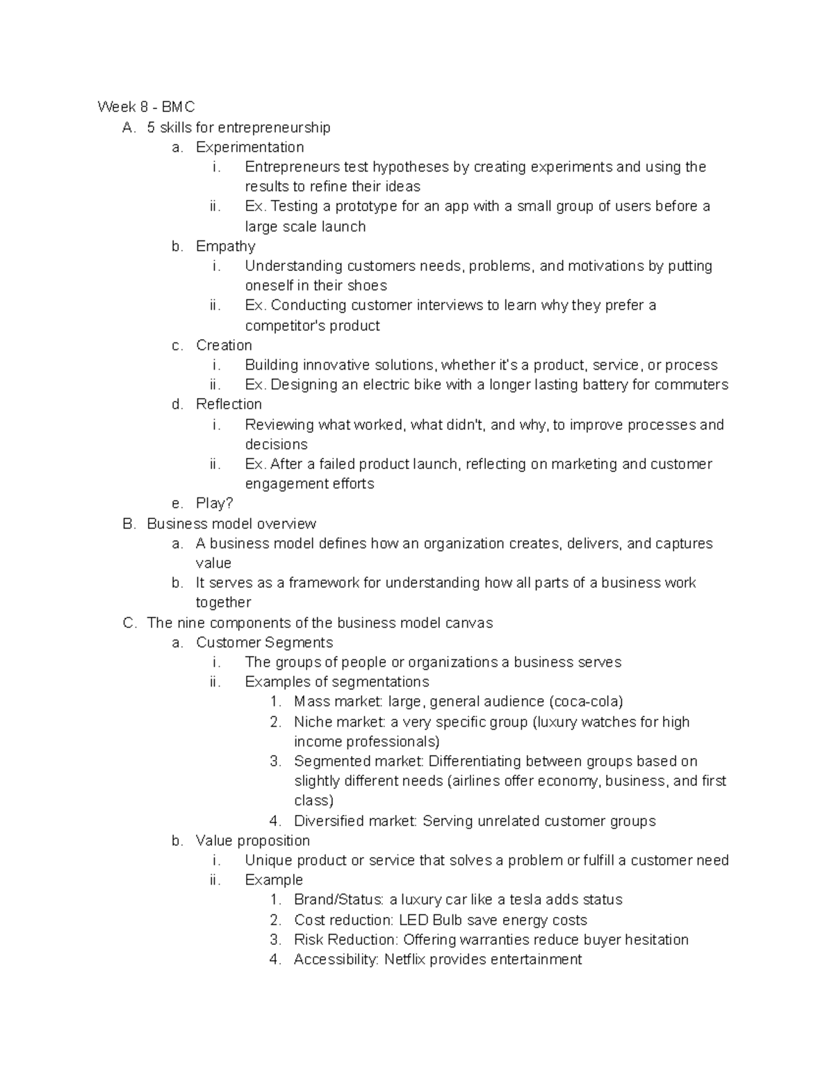 W235 Final Review: Business Model Canvas & Revenue Insights Overview ...