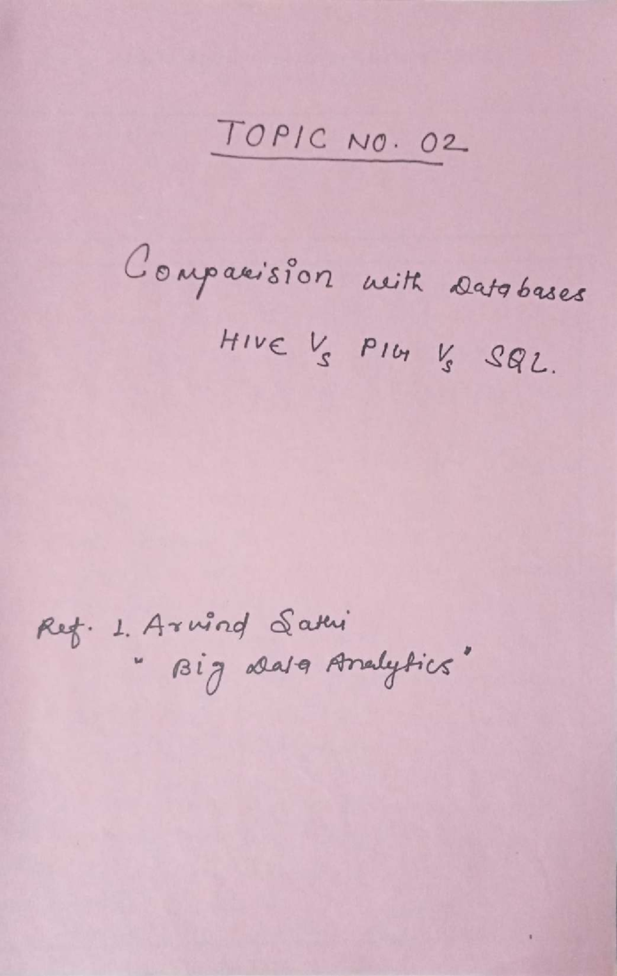 DA Notes Part-7: Key Concepts and Objectives - Studocu