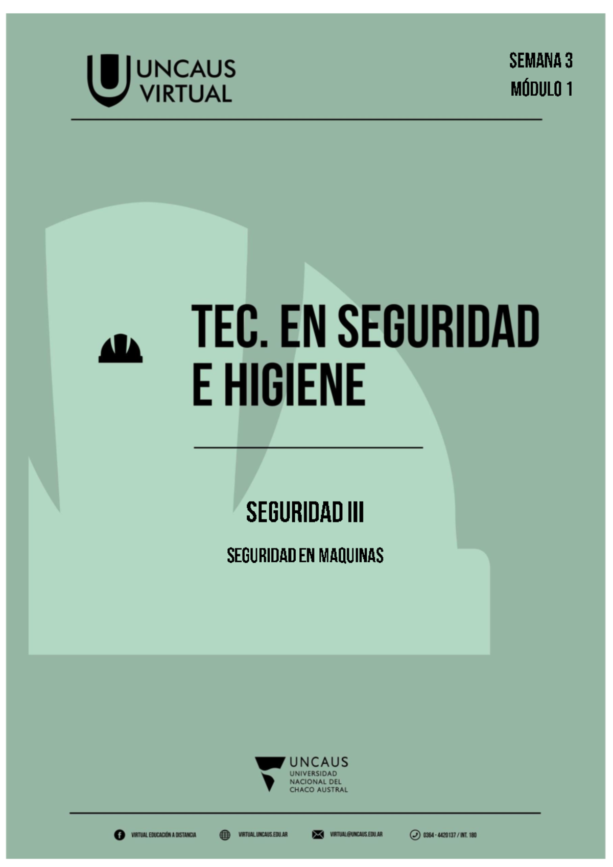 Modulo 3Modulos de lecturas seguridad 3 herramientas, maquinas Modulos ...