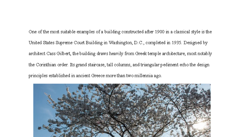 AHIST 1401 - Classical Architecture: The U.S. Supreme Court Building ...