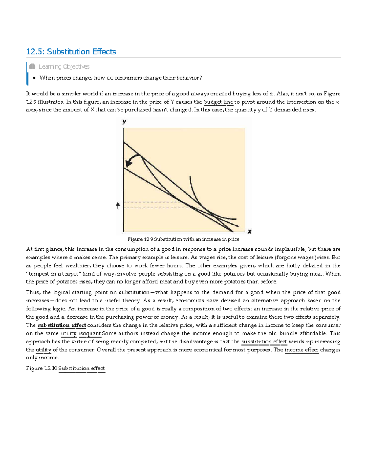 12.5: Understanding Substitution Effects in Consumer Behavior - Studocu