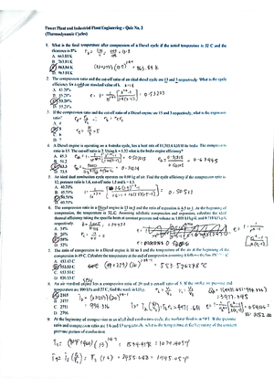 Powerplant Reviewer - BS Mechanical Engineering - Studocu