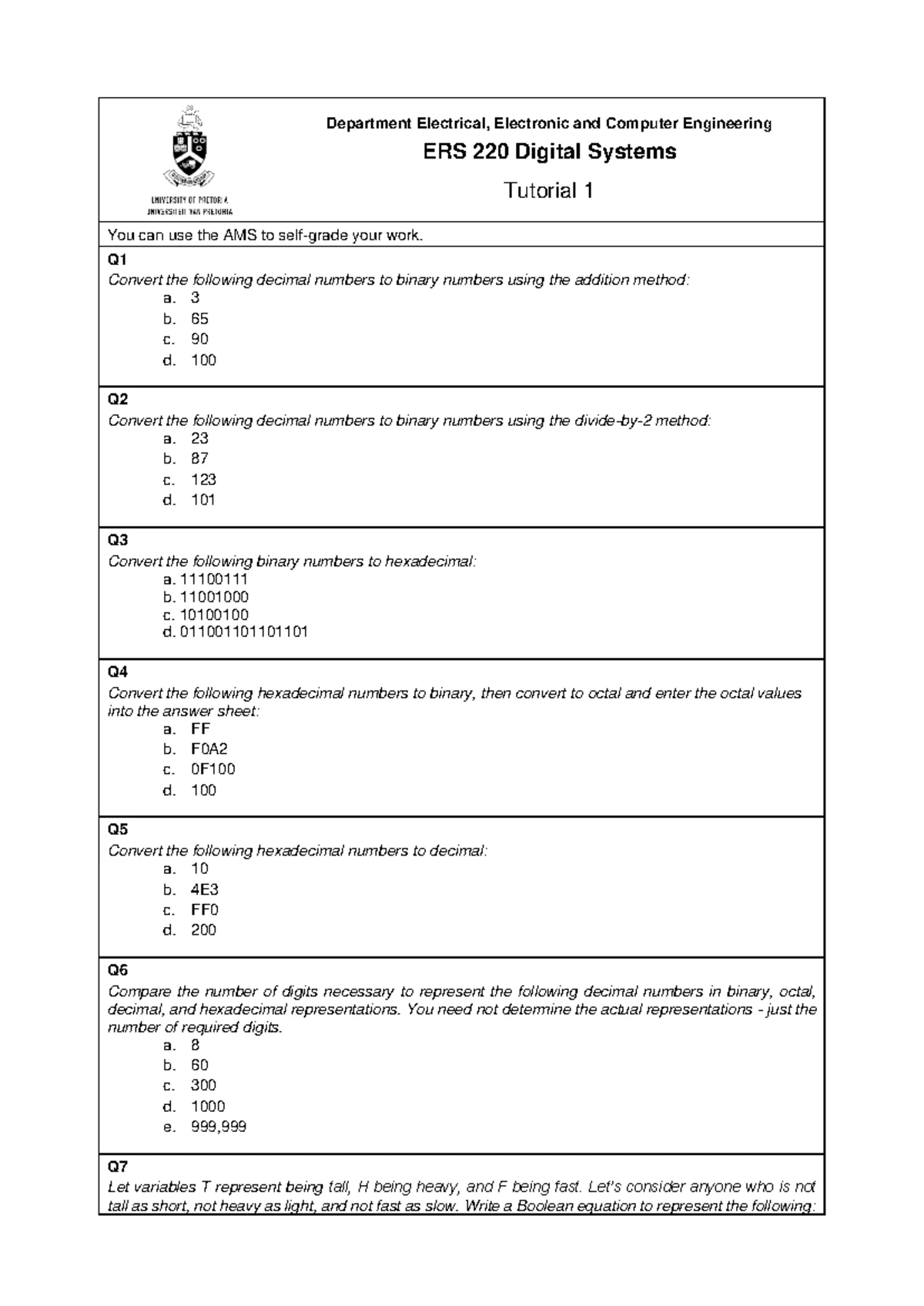 Marking Log for 2021ERS220C03 - Assessment Details and Evaluation - Studocu