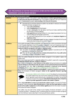 SA 710-“Comparative Information – Corresponding figures and Comparative ...