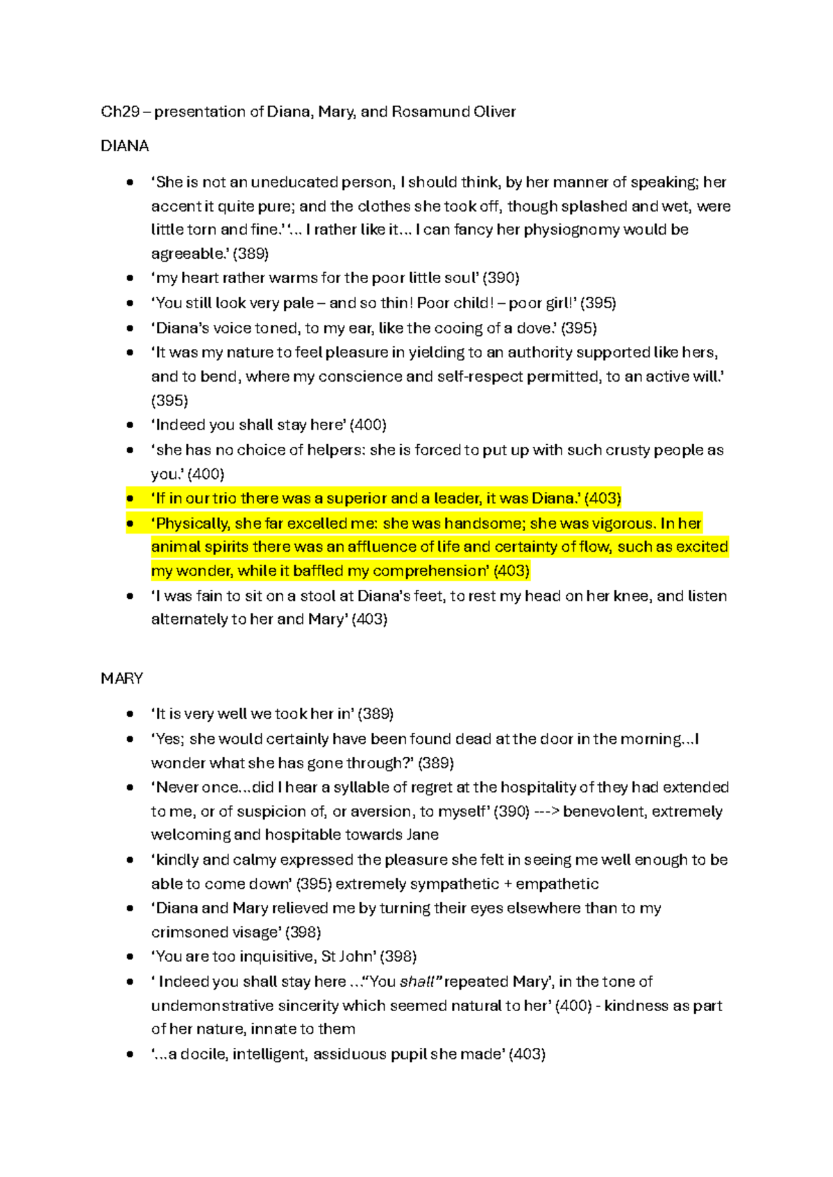 Jane Eyre: Analysis of Chapters 29-35 - Diana, Mary, and Rosamund ...