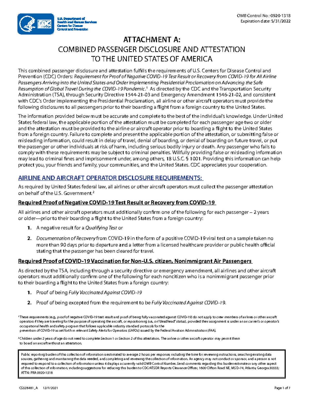 Attestation form for computer applications 1 - Page 1 of 7 OMB Control ...
