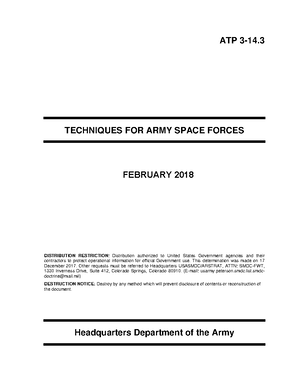 ADP 1: The Army's Role, Responsibilities, and Future Vision (July 2019 ...