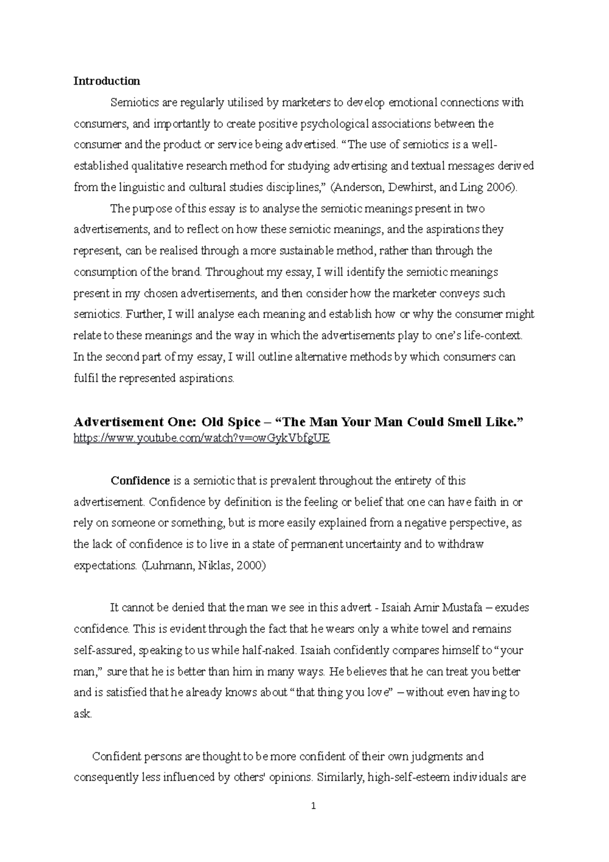 Semiotics in Advertising - Introduction Semiotics are regularly ...