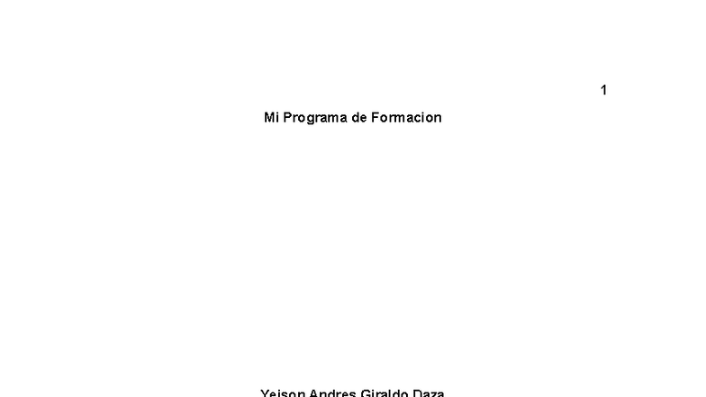 Programa de Formación SENA - Yeison Andrés Giraldo Daza - Studocu
