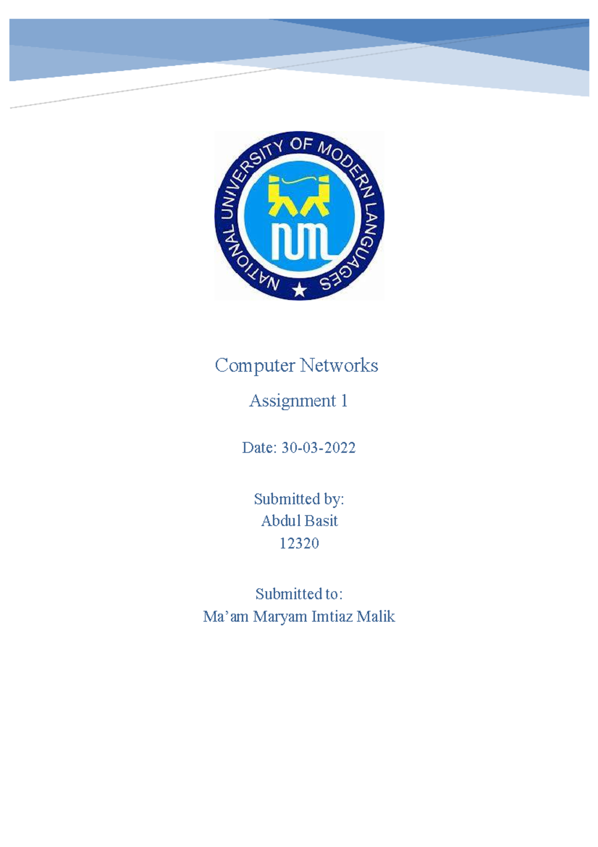 CN topologies and layers in computer networking - Computer Networks ...
