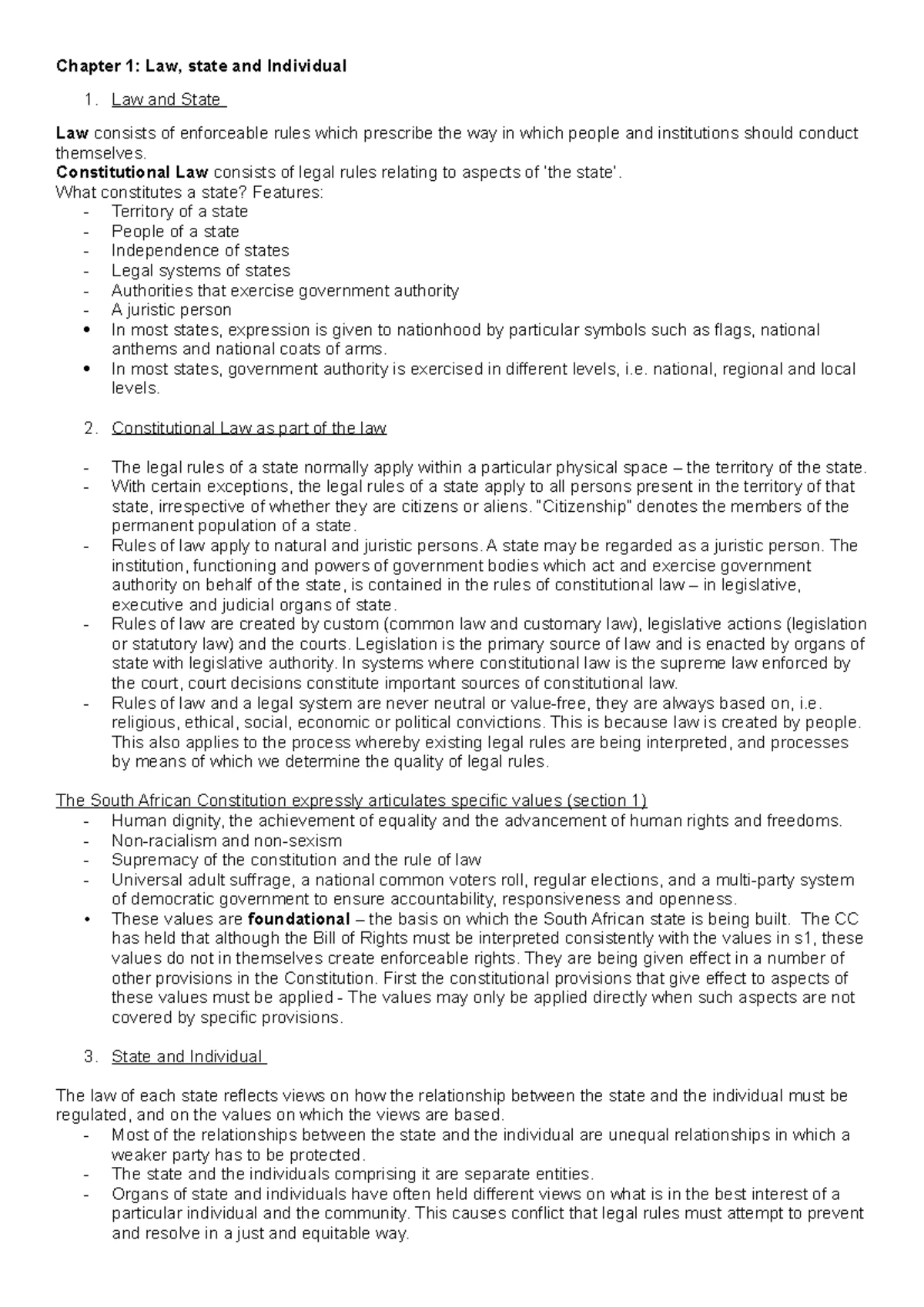 Chapter 5 - Complete - Summary Constitutional Law 101 - Chapter 5 ...