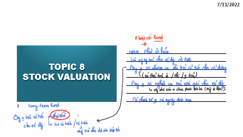 Chapter 4 - Stock Valuation: Equity Capital & Dividend Models - Studocu
