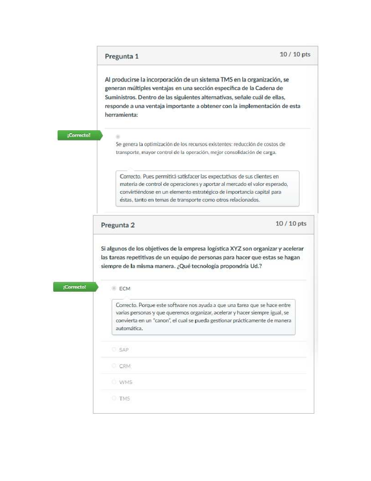 Sistemas de Información Logística - Prueba 1 M4 - Studocu