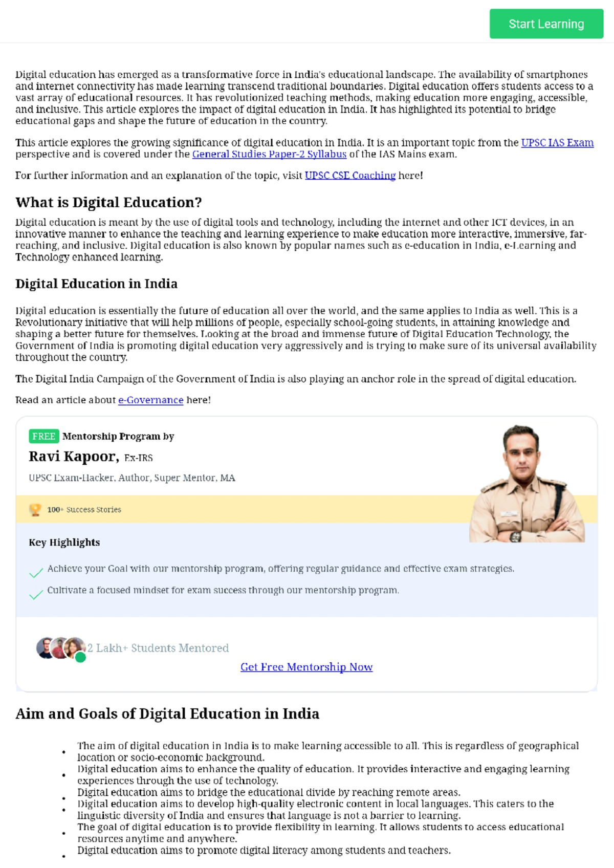 Digital Education in India - Initiatives By Ministry of Education ...