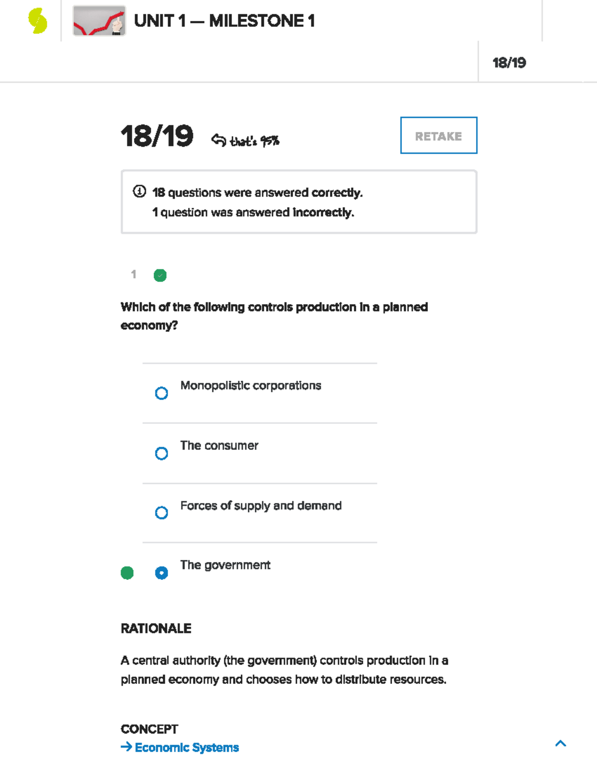 Unit 1 Milestone 1 Retake: Key Concepts and Questions Explained - Studocu