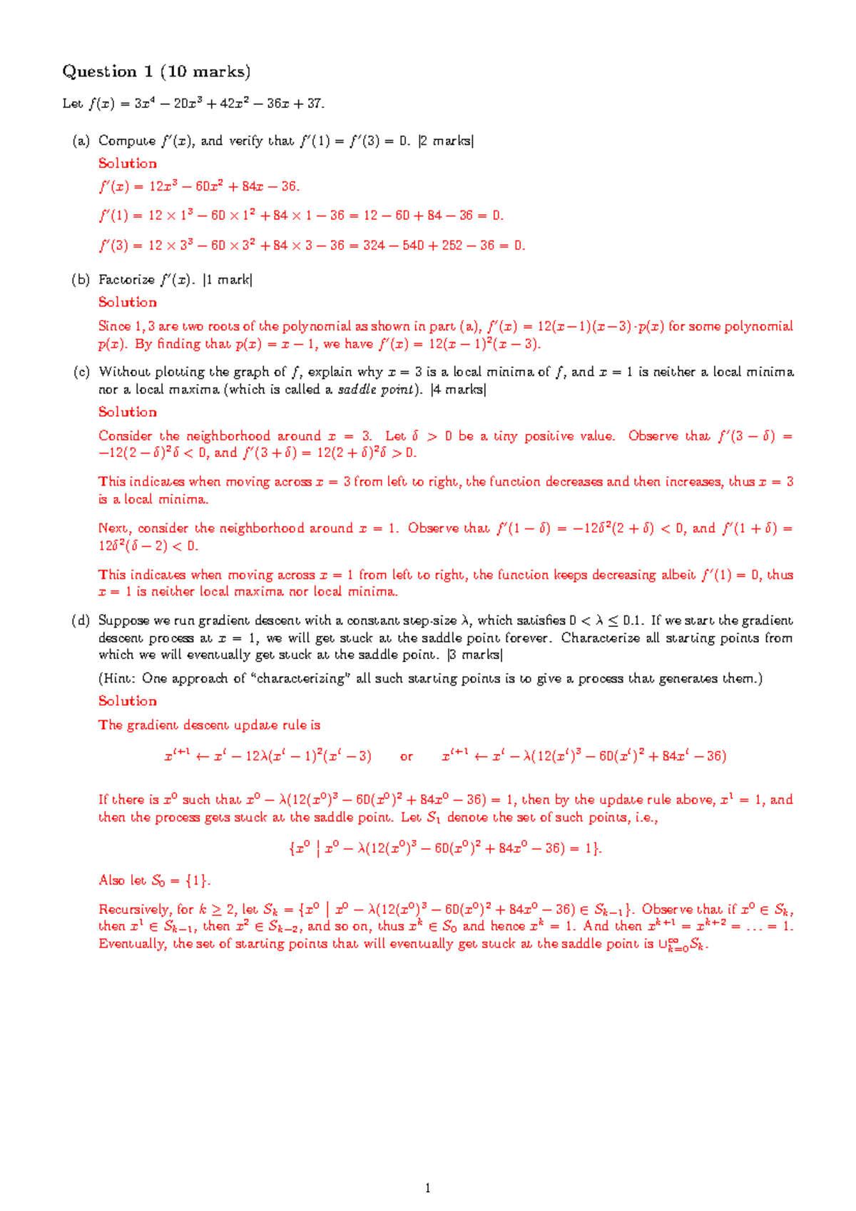 Assignment 1 Solutions Math101 Studocu