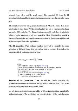 Introduction to Robotics Lecture Notes 1 - i TABLE OF CONTENTS CHAPTER ...