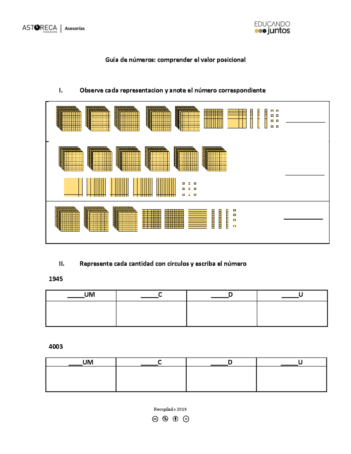 Guía de Repaso: Valor Posicional y Números (2019) - Studocu