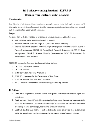 Gratuity Calculation and Employee Contributions under LKAS 19 - Studocu