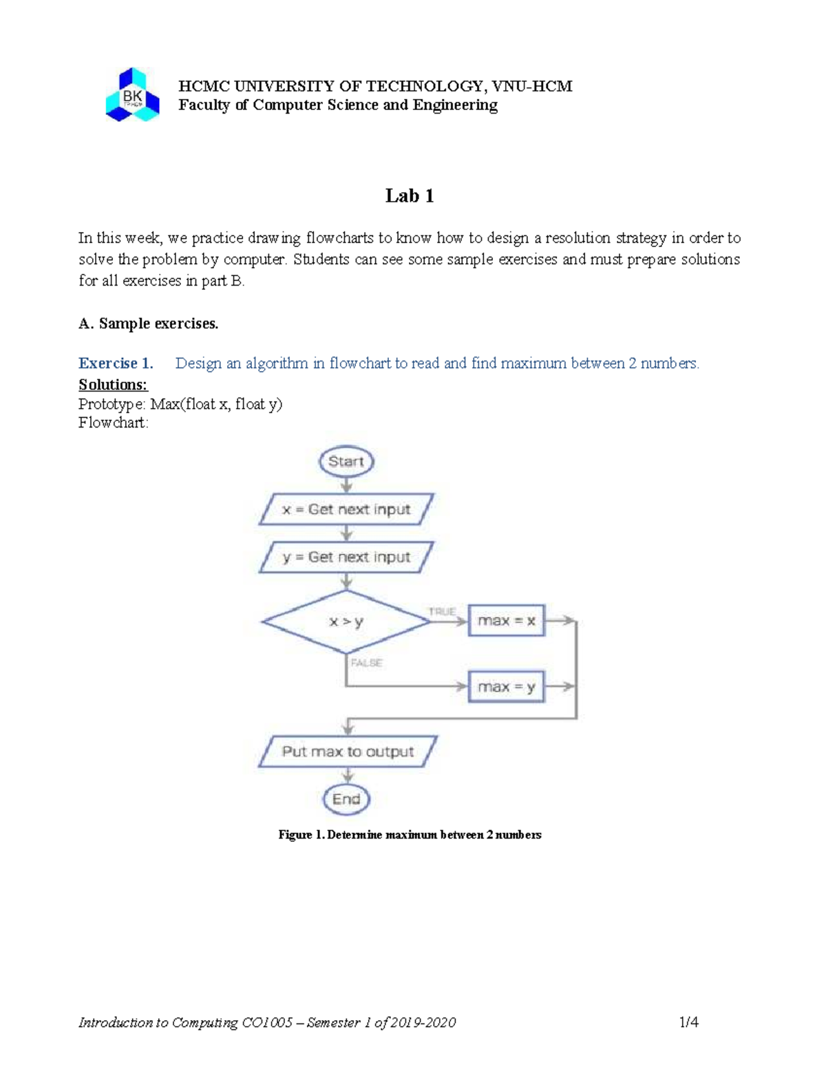 Part 1 flowchart - Lý hoá - Faculty of Computer Science and Engineering ...