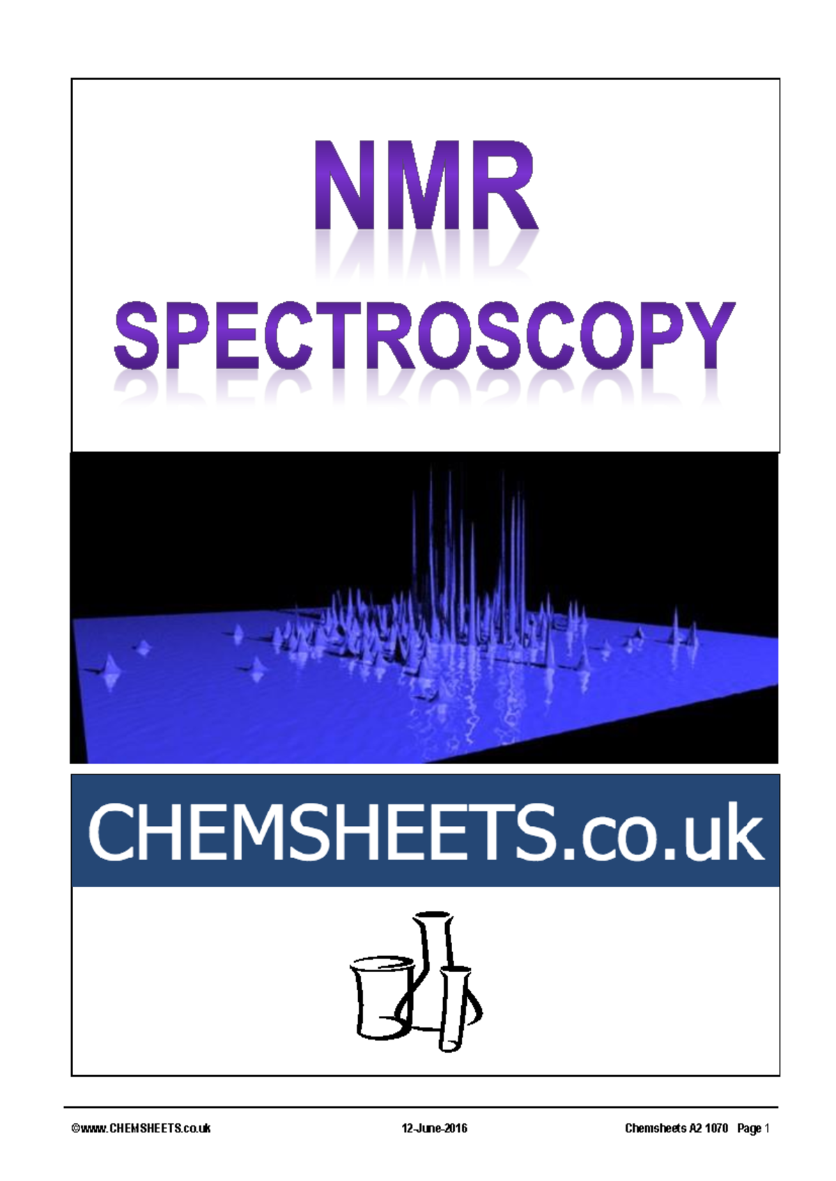 NMR Booklet Questions A2 1070: Understanding 1H and 13C NMR Techniques ...