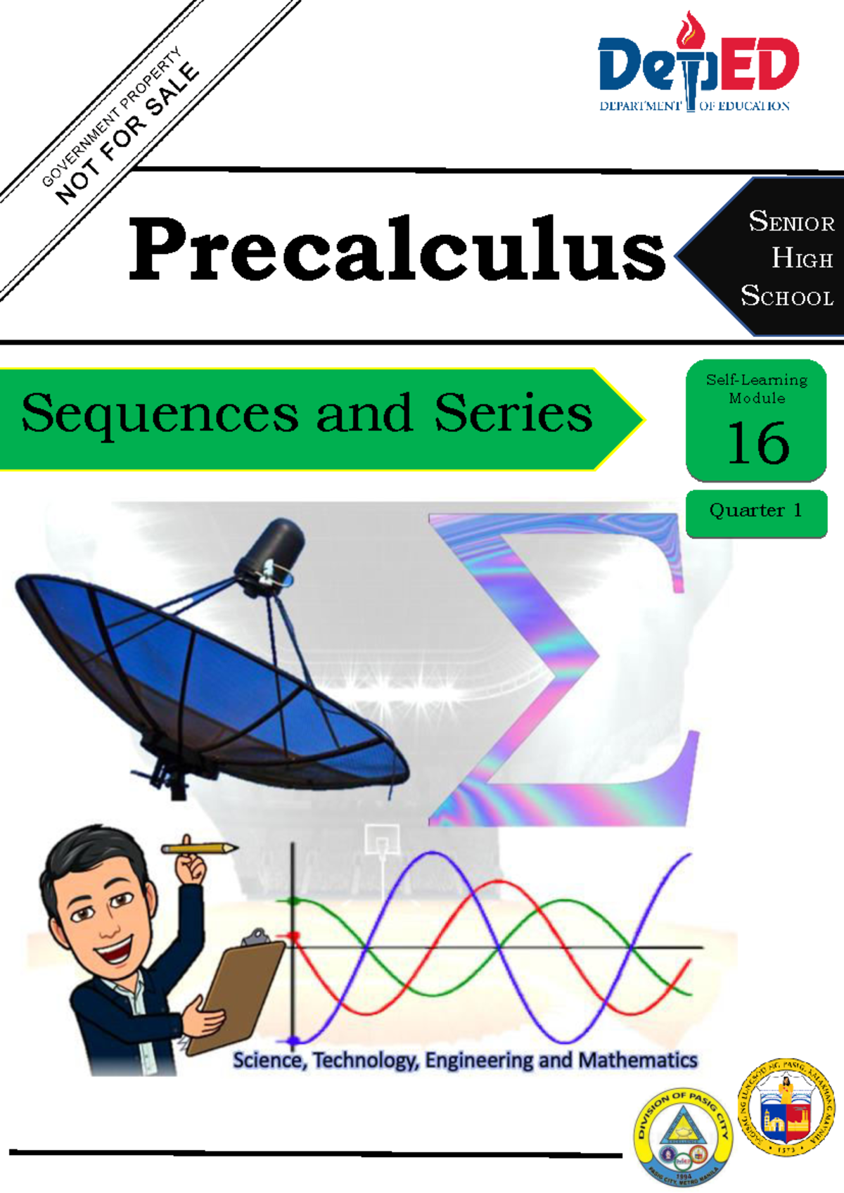 Precalculus-Q1-M16: Module on Sequences and Series - Studocu
