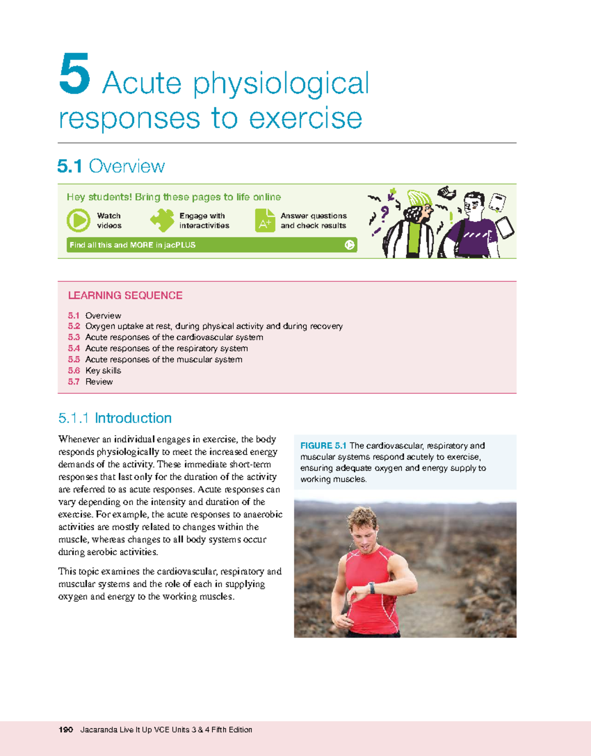PE - Chapter 5: Acute Physiological Responses to Exercise - Studocu