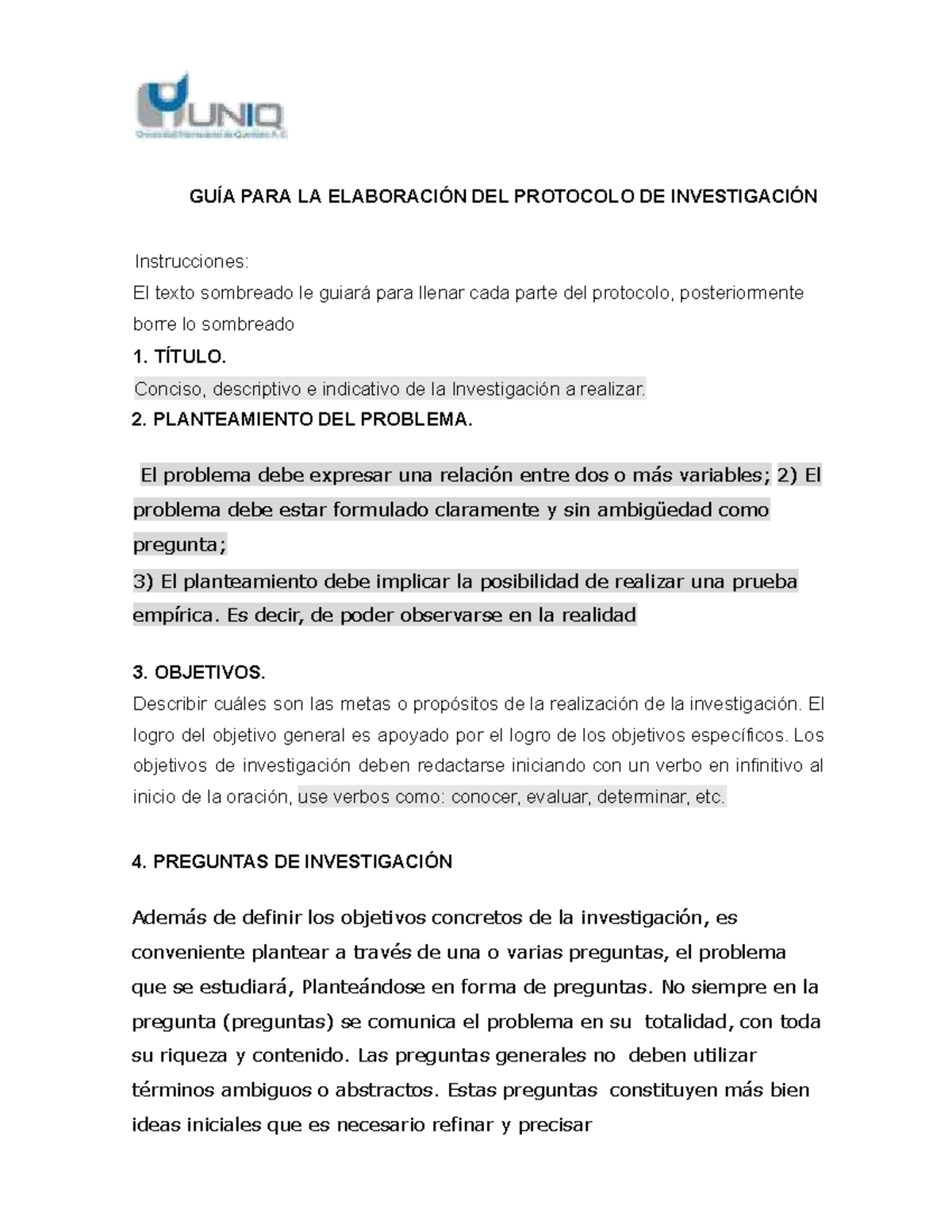 GUIA PARA Elaborar Protocolo DE Investigaci-N (3).docx - GUÍA PARA LA ELABORACIÓN DEL PROTOCOLO ...