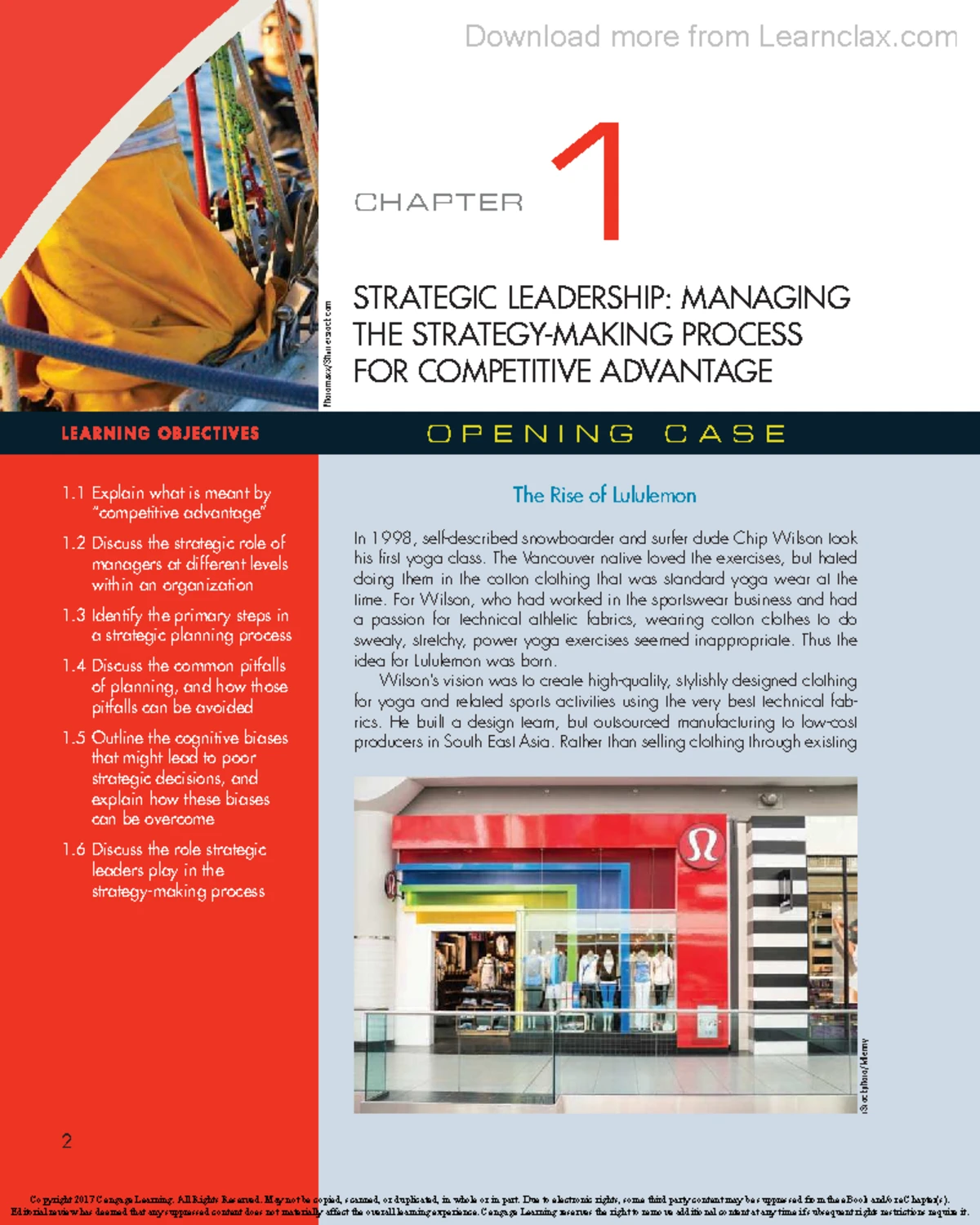 Ch 03 OP - Competitive Advantage Case Study Analysis - Studocu