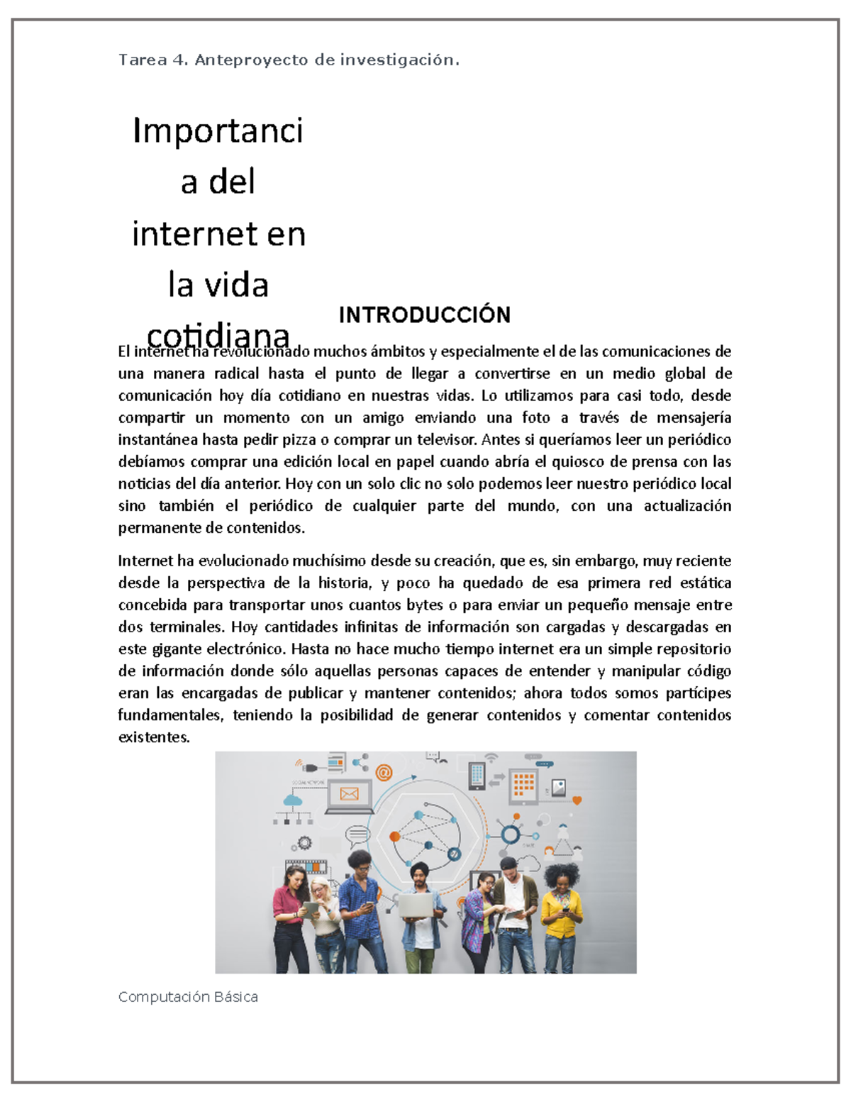 Carreón Octavio Tarea Módulo 4 - INTRODUCCIÓN El internet ha ...