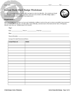 Ws botany - Botany Merit Badge Worksheet Requirement 1 Make five field ...