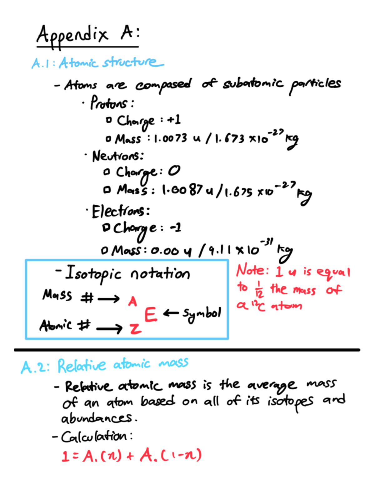 Appendix A: Atomic Structure & Stoichiometry Overview - Studocu