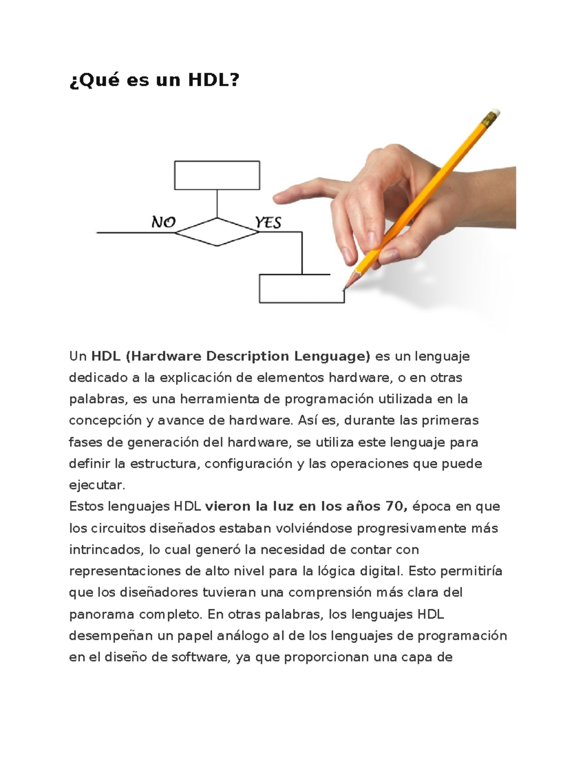 HDL: Introducción y Lenguajes de Descripción de Hardware - Studocu
