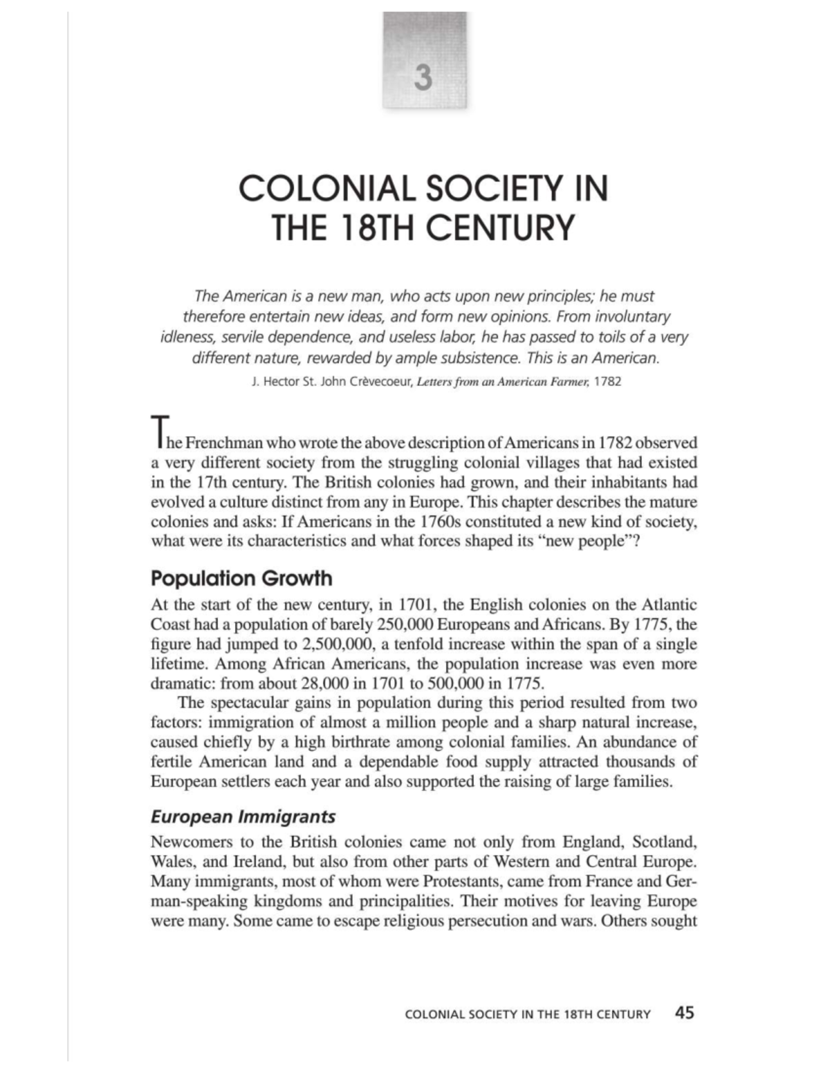 Midterm Study Guide for ABC 123: Colonial Society in the 18th Century ...