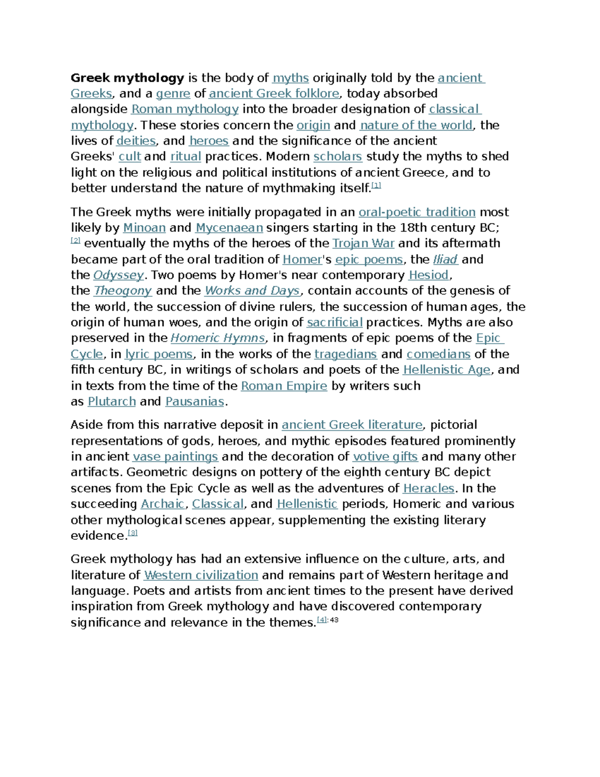 Greek Mythology: An Introduction to Ancient Myths and Their Influence ...