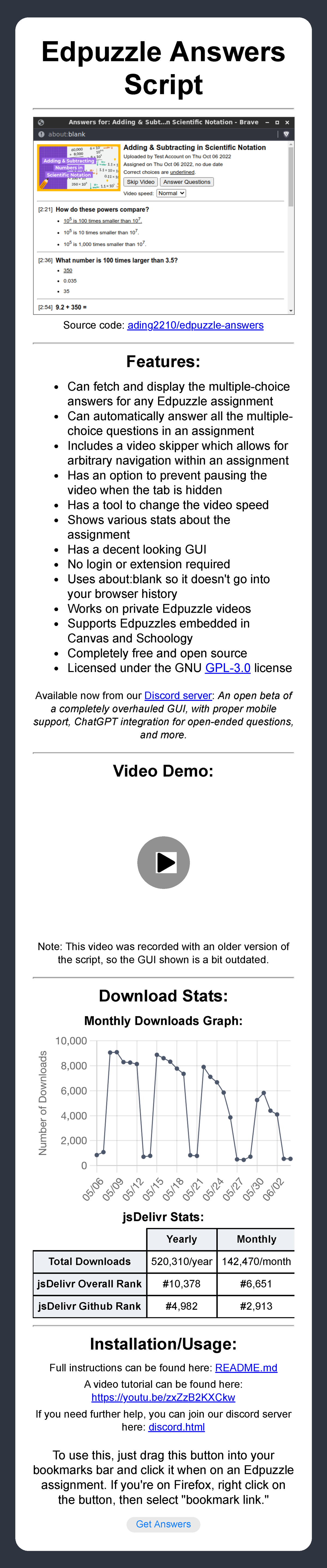 Edpuzzle Answers Script (EDP 2210) - Fetch & Auto-Answer Tool - Studocu