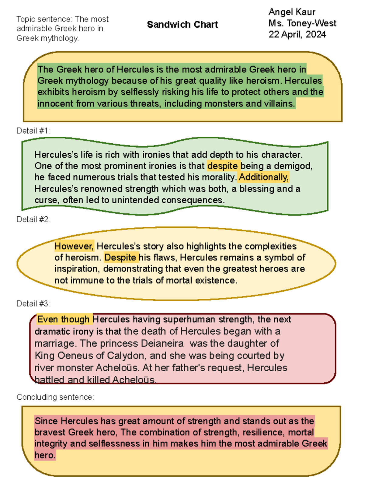 Greek Mythology: The Heroism of Hercules - Essay Notes - Studocu