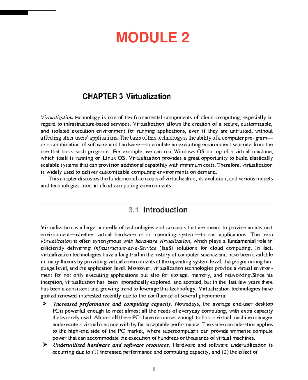 CC MOD2 Notes - Cloud computing - MODULE 2 C CHAPTER 3 Virtualization ...