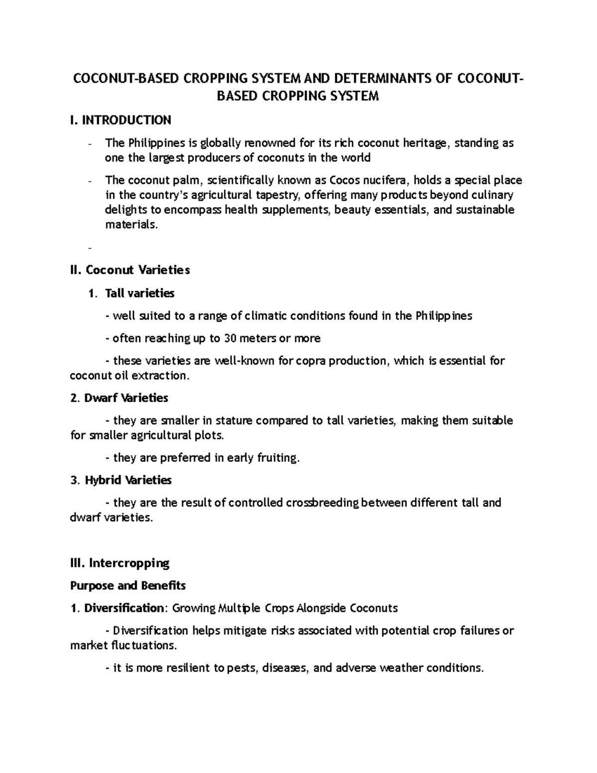 Coconut Farming Systems: Varieties, Intercropping & Best Practices ...