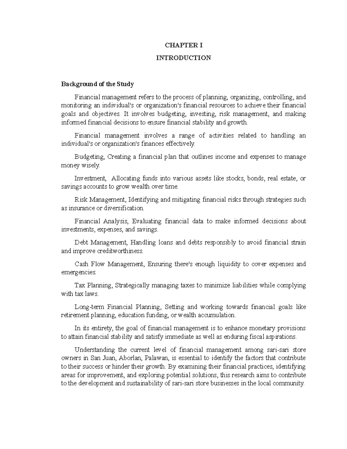 Inbound 6114894859424560013 - CHAPTER I INTRODUCTION Background of the ...