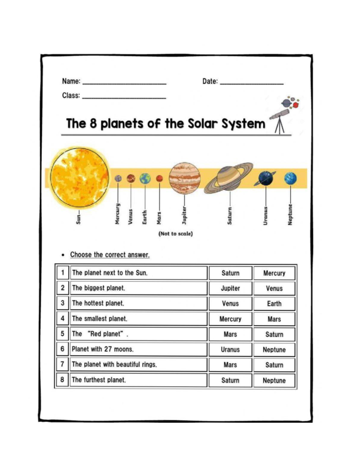 Document (4)-2 - solar system - Creativity, Activity, Science - Name ...