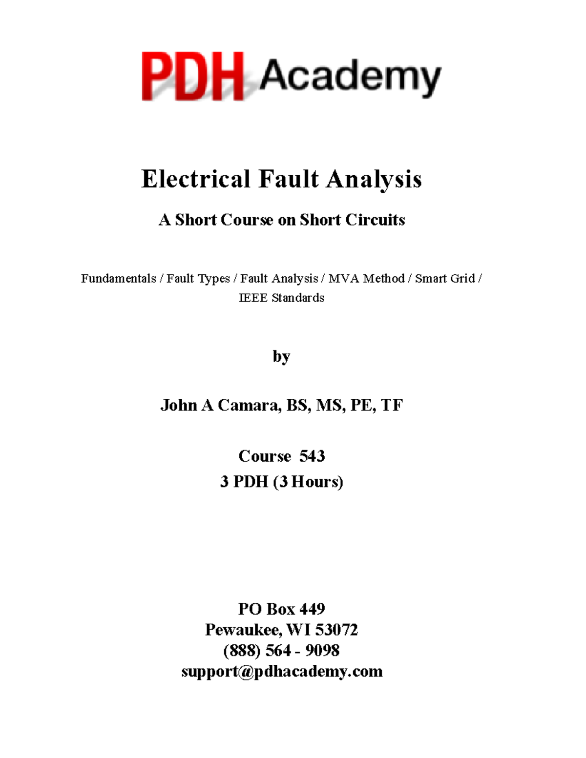 543 Electrical Fault Analysis: Short Circuits & Fault Types Overview ...