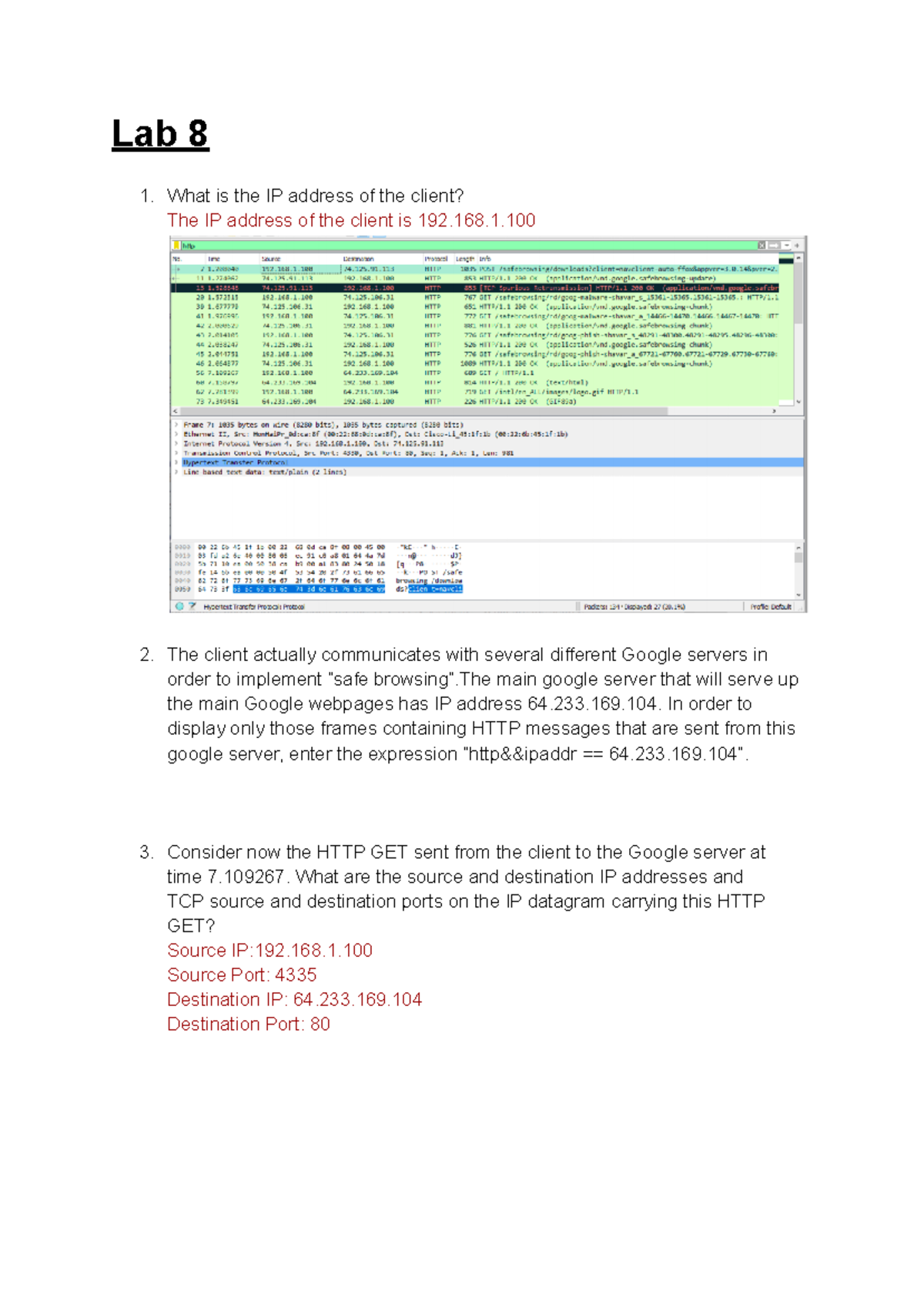 Netfun LAB 8 - Week 8 Tutorial Activity: IP Addresses & TCP Analysis ...