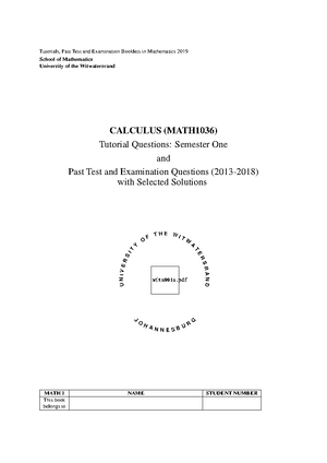 Gr 12 2020 Mathematics Paper 2 - Topic Revision Questions - Mathematics ...