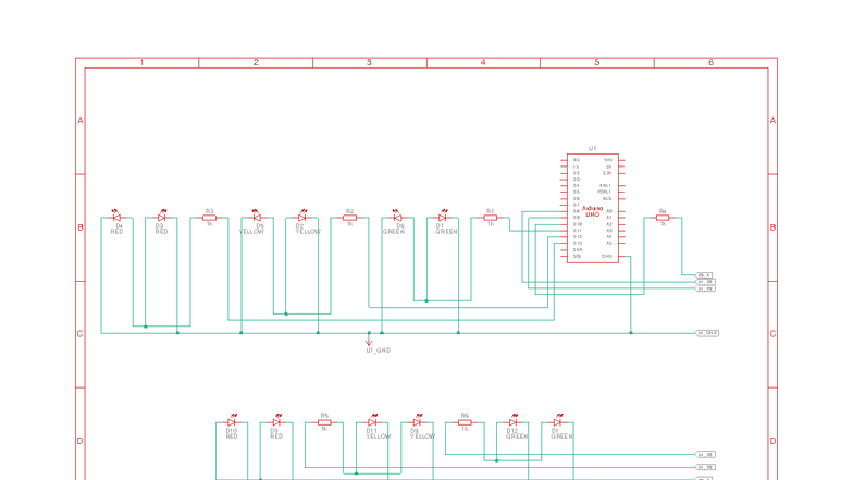 Arduino Circuit Design - Mạch ngã tư - Hình vẽ - Studocu