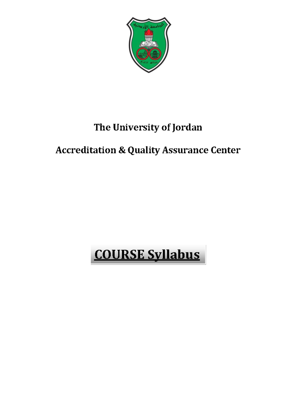 General Physics Lab Syllabus - Course 5512111 (2nd Semester) - Studocu