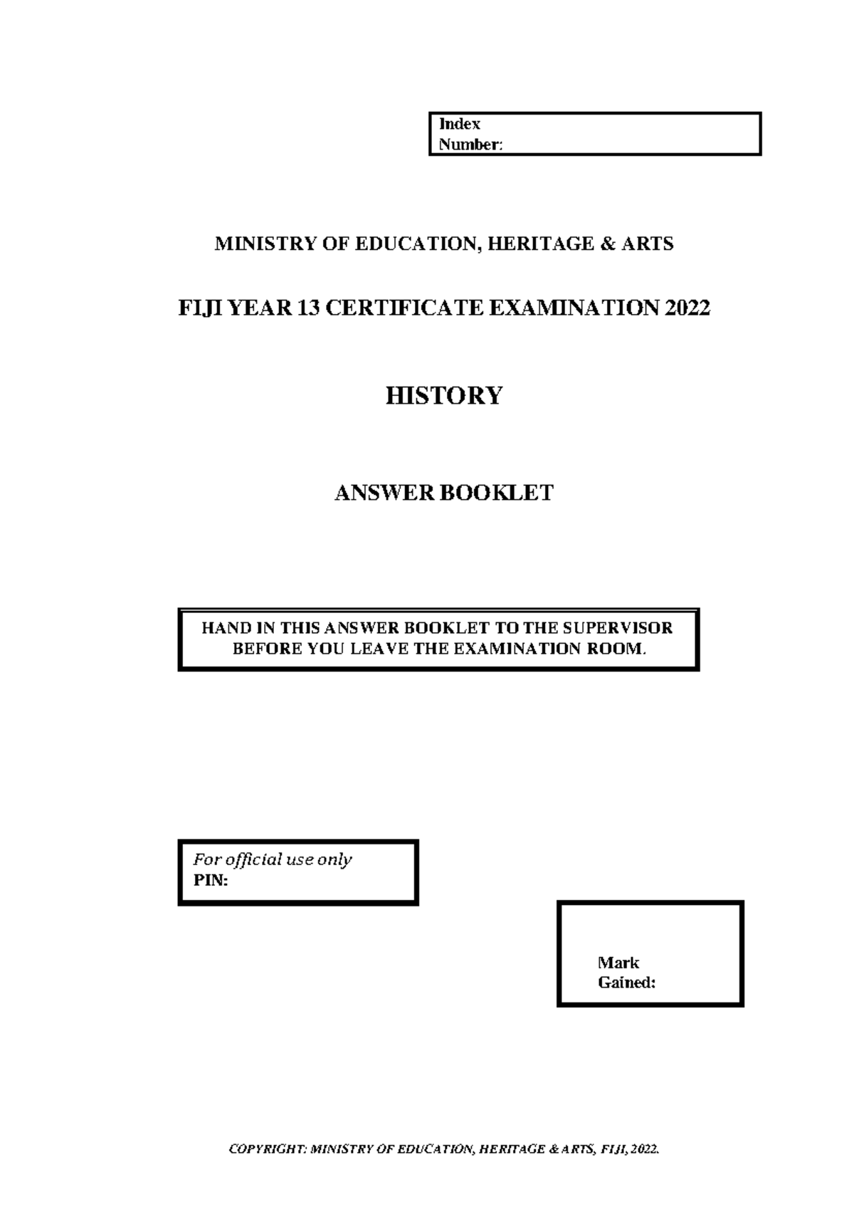 22FY13 Ehistoryab - History Exam Notes & Planning Guide - Studocu